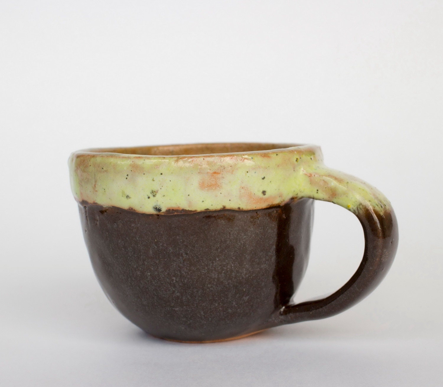 Handmade ceramic coffee tea cup one piece pinch pot ceramic | Etsy