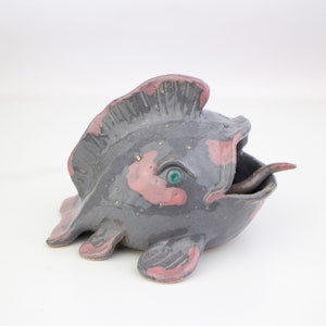 Fish Style Salt Pepper Cellar Handmade, Fish Style Cellar, Original ...