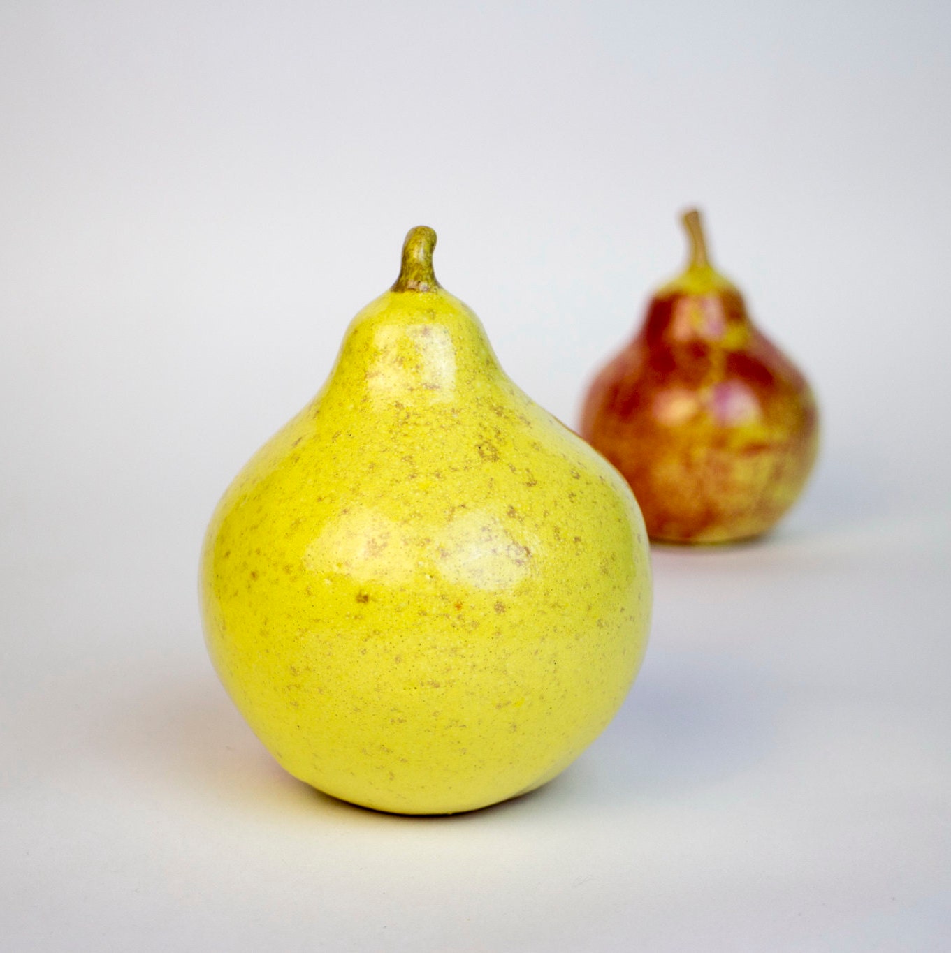 Handmade Ceramic Set of Pears Wedding Reception Ceramic | Etsy