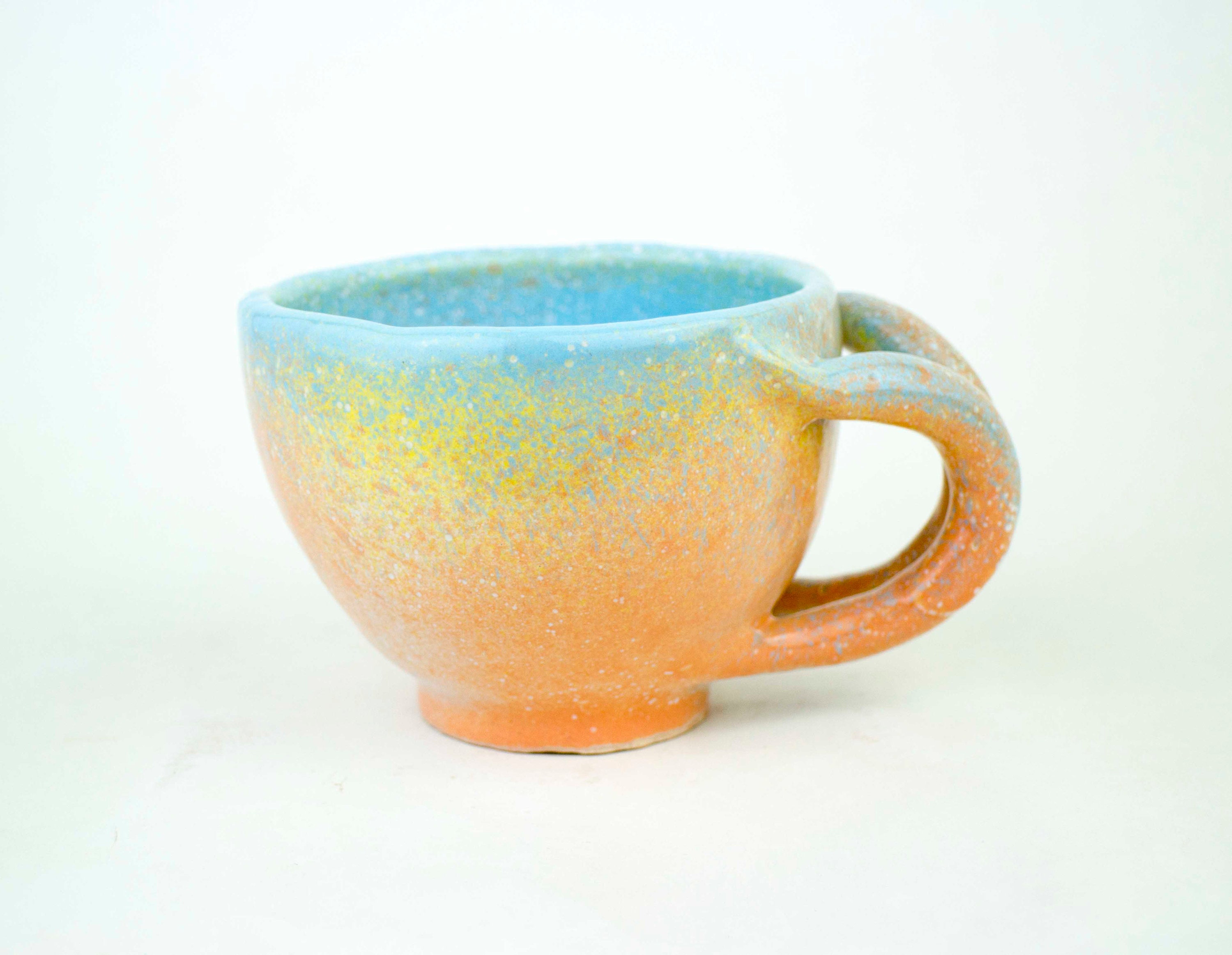 Handmade ceramic coffee cup pinch pot ceramic ceramic cup | Etsy