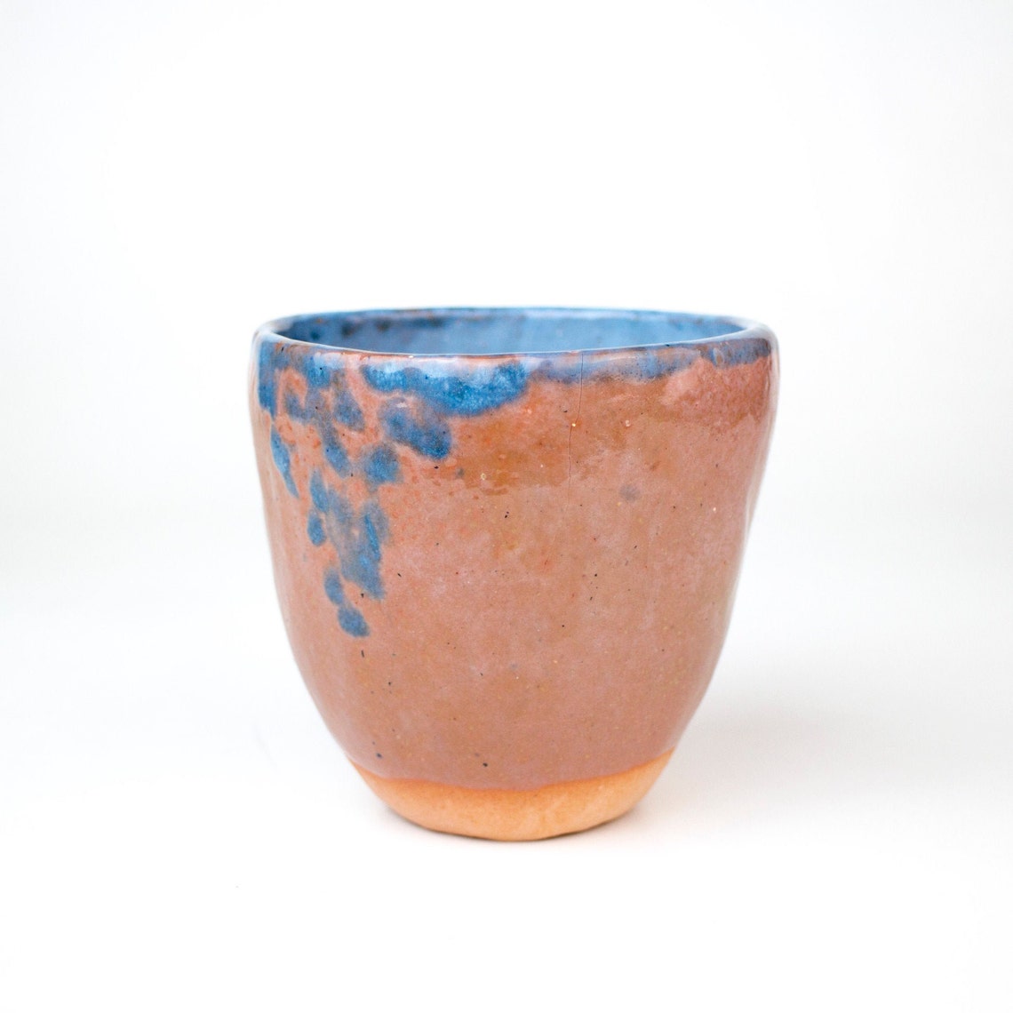 Handmade Glazed Stoneware Coffee Mug, Blue Ceramic Tea Cup - Etsy