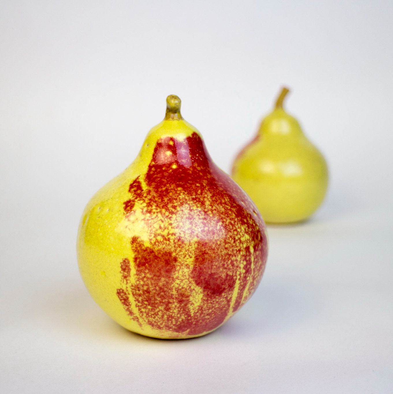 Handmade Ceramic Set of Pears Wedding Reception Ceramic | Etsy