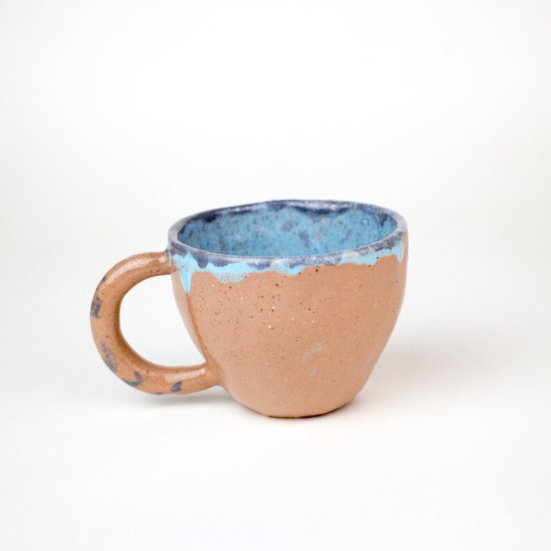 Handmade ceramic mug Pottery turquoise tea cup coffee mug | Etsy