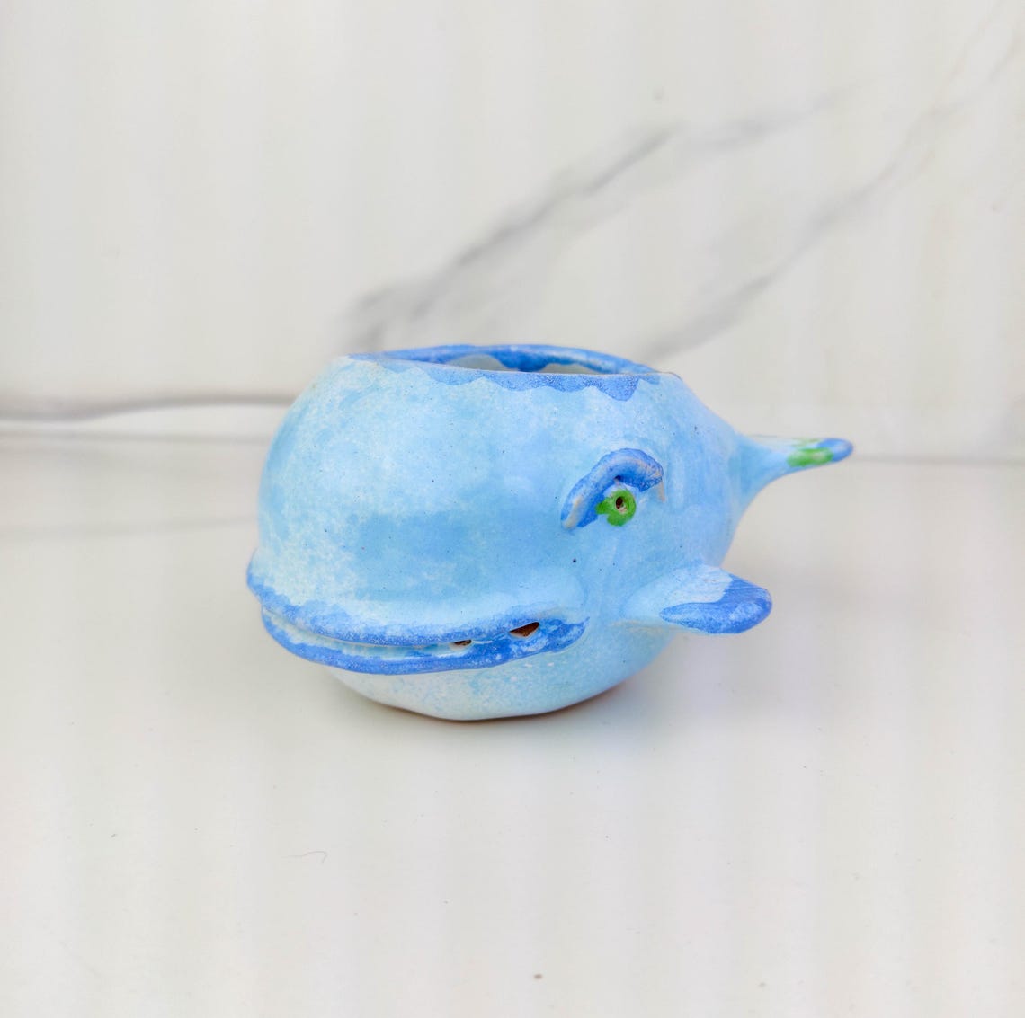 Animal Planter Whale, Whale Pot, Whale Ceramic Pot, Succulent Pot ...