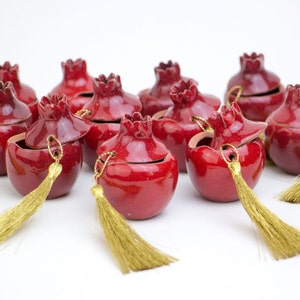 Handmade Ceramic Pomegranate Favor Box, Wedding Gift - Etsy