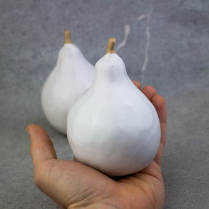 Handmade Ceramic Set of Pears, Wedding Reception, Ceramic Pear, for ...
