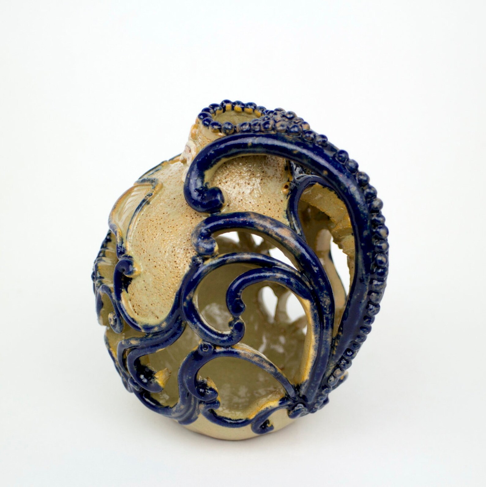 Handmade Ceramic Cut Out Vase With Ornaments Handmade Ceramic - Etsy