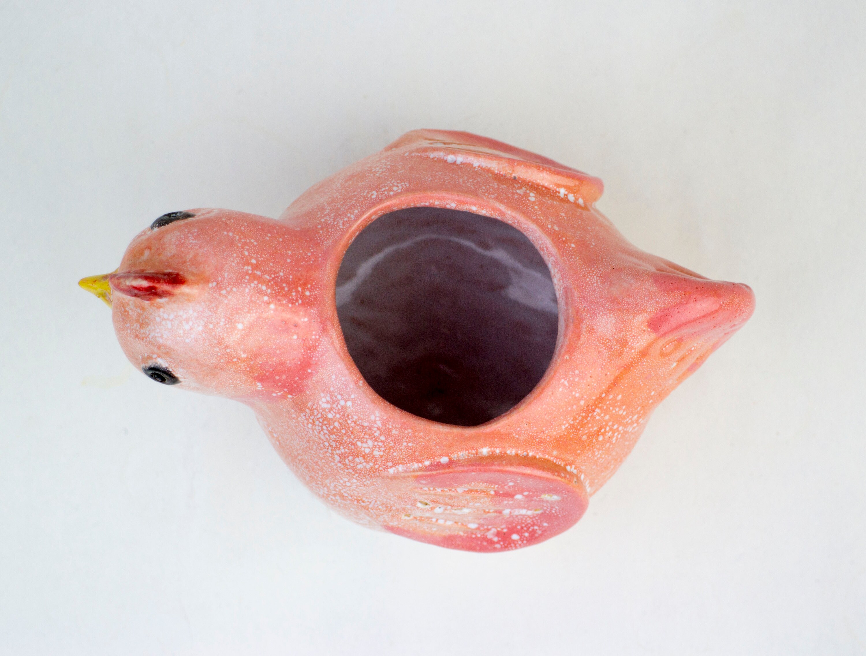 Animal planter lovely chicken chicken pot bird ceramic pot | Etsy