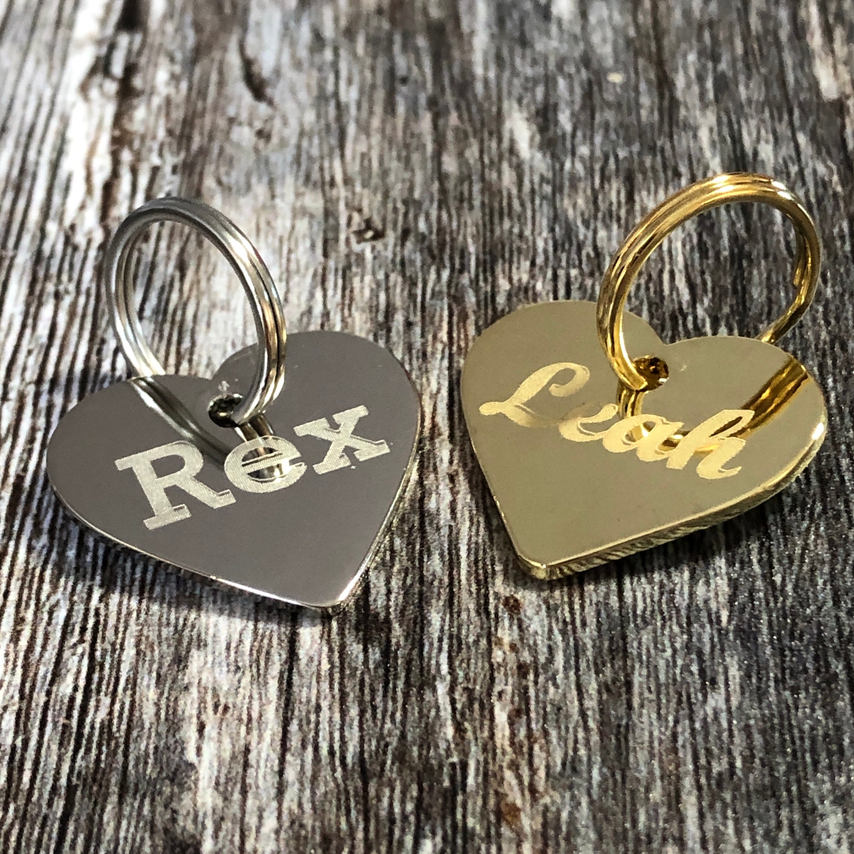 Small Heart Dog Tag - Etsy