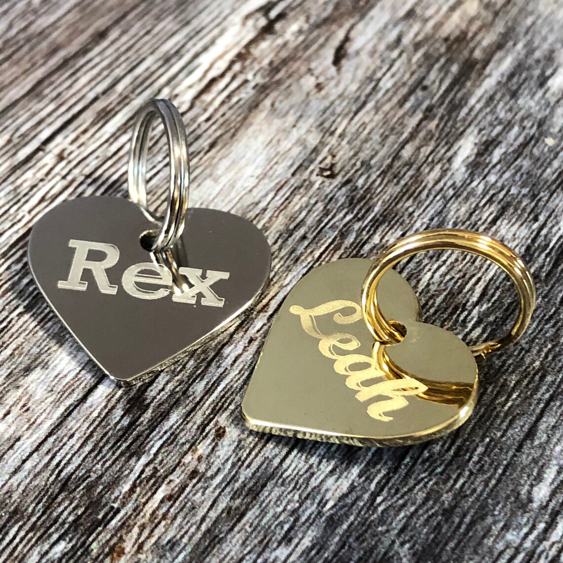 Small Heart Dog Tag - Etsy