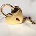 Personalized Gold Heart Padlock Dog Tag - Etsy