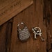 Personalised Silver Handcuff Padlock Dog Tag - Etsy UK