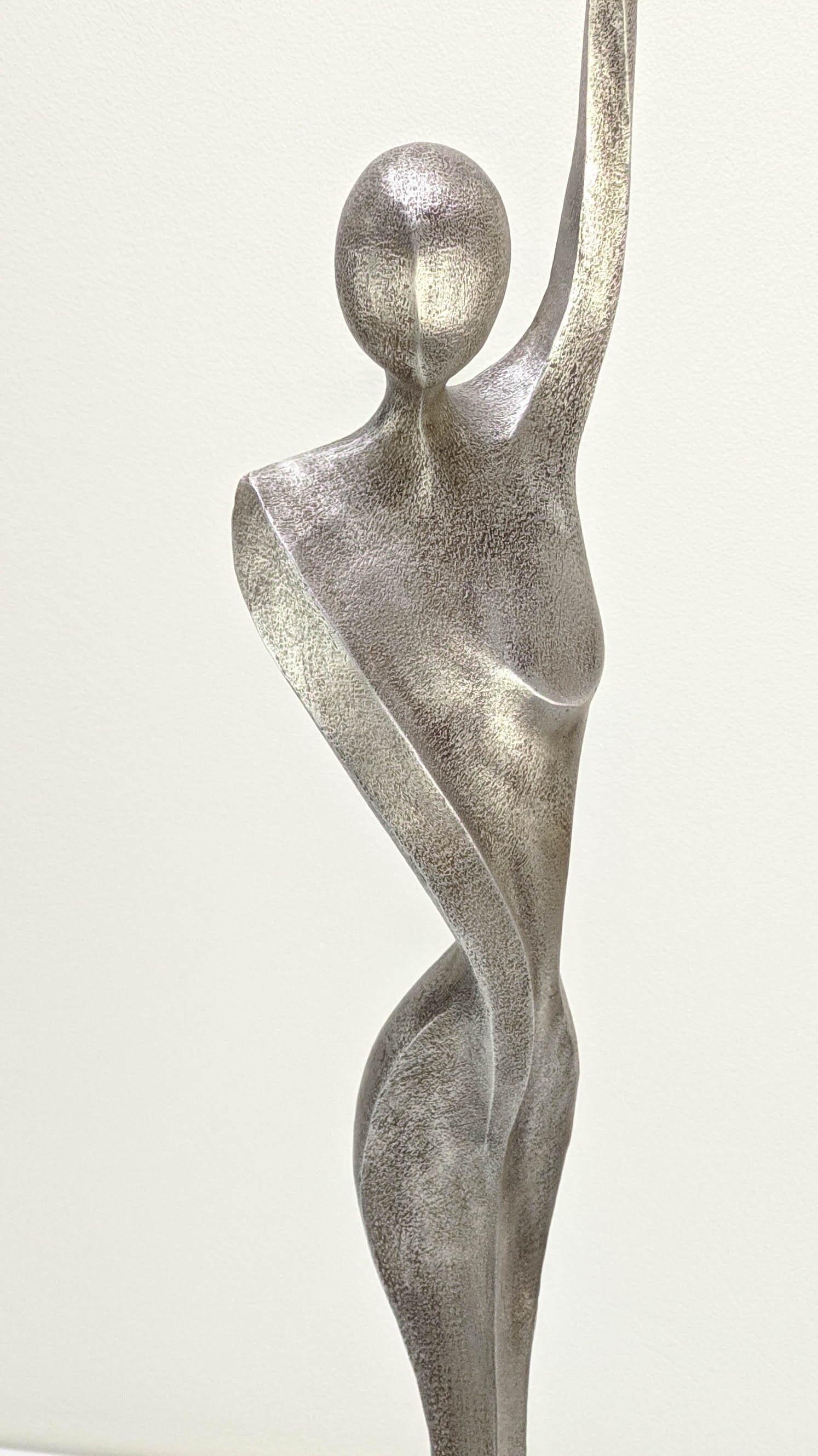 Metal Woman Sculpture, Unique Cast Metal Sculpture - Etsy