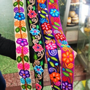 FREE SHIPPING to US- Handmade Peruvian Crochet Belt - Etsy