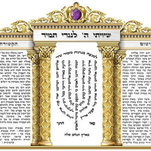 Creation, Bereshit, Bible, Hebrew, Jewish Art, Judaica, 7 Days of ...