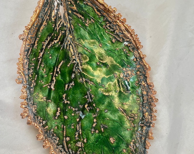 Real Oak Tree Leaf Agate Necklace, Botanical Jewelry, Boho Witchy ...
