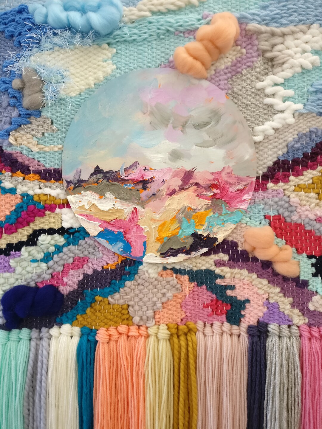 Frankie's Ridge Weaving Woven Wall Hanging Wall - Etsy