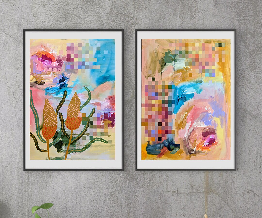 Abstract Art Print, Abstract Painting, Art Poster, Large Abstract Print ...