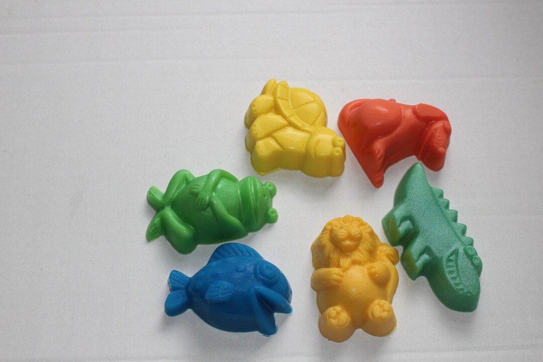 Kids Animal Shaped Soaps / Gift and Party Favors Glycerin Soaps / Kids ...
