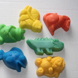 Kids Animal Shaped Soaps / Gift and Party Favors Glycerin Soaps / Kids ...