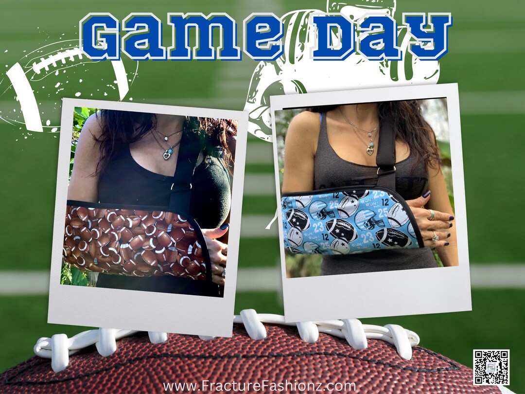 Arm Sling | Game Day Football Arm Sling - Fun Arm Support - Padded for ...