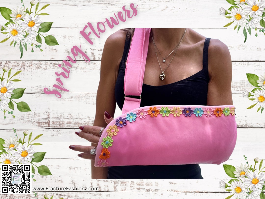 Arm Sling | Spring Flowers Designer Arm Sling - Fashionable Stylish Arm ...