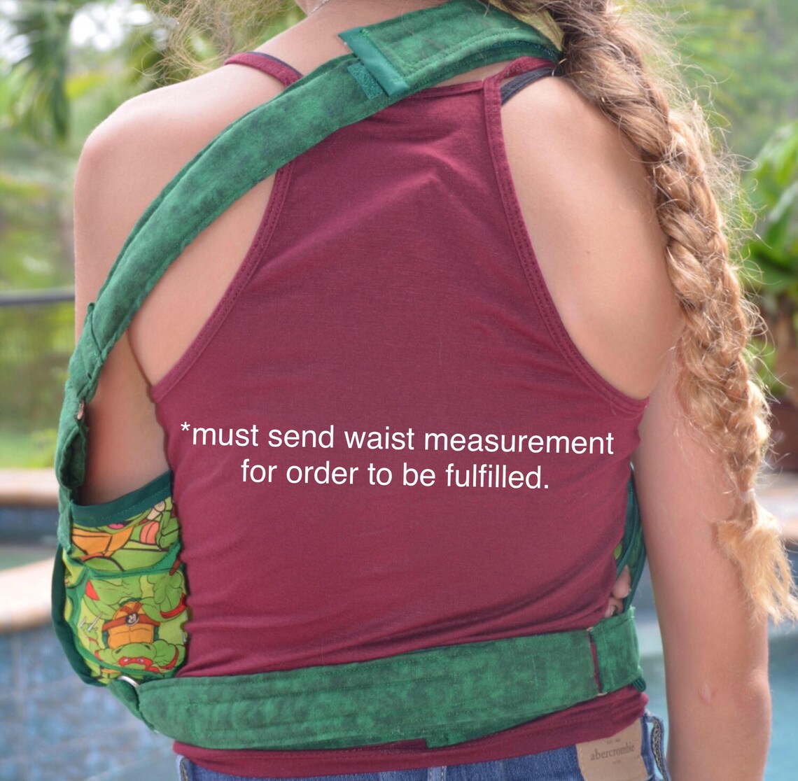 ADD a Backstrap or Waist Wrap to Your Sling - Arm Immobilizer- Sling ...