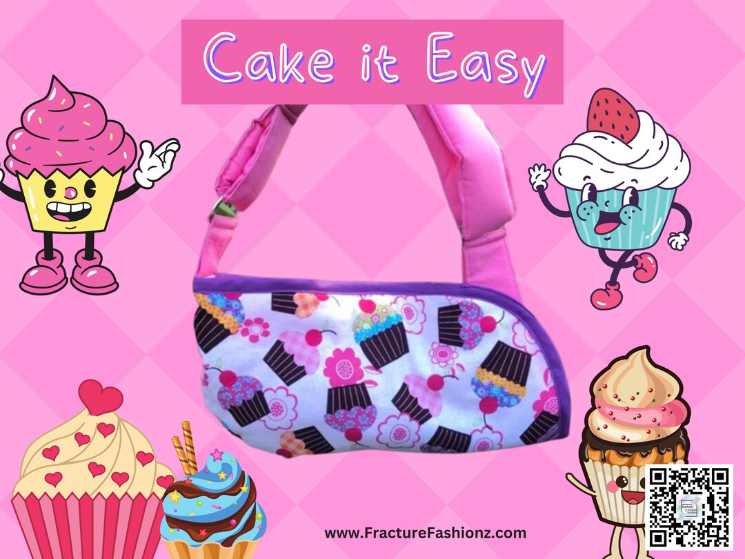 Arm Sling | Cake It Easy Arm Sling - Fun Cupcake Design for Arm Support ...