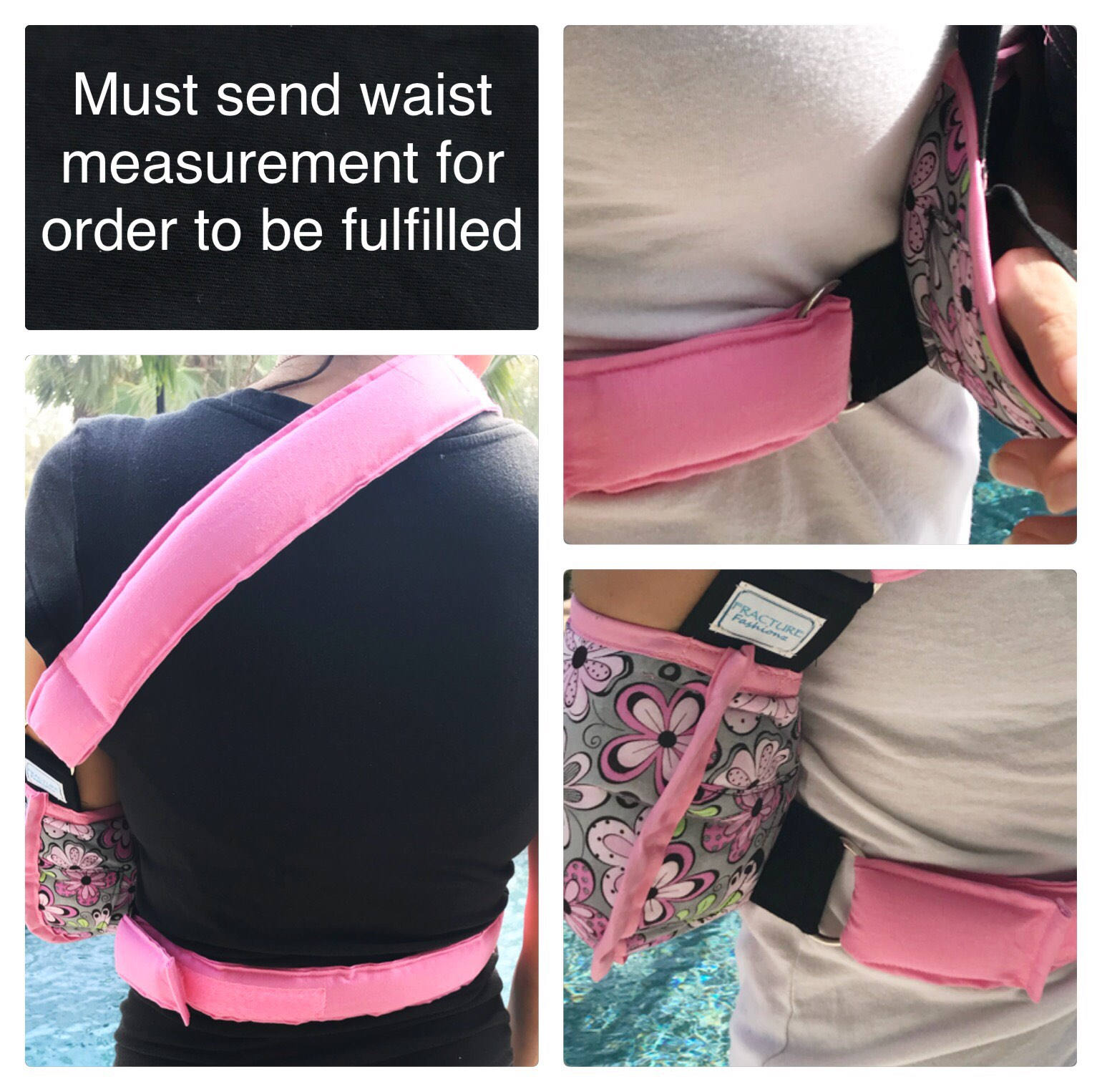 ADD a Backstrap or Waist Wrap to Your Sling - Arm Immobilizer- Sling ...