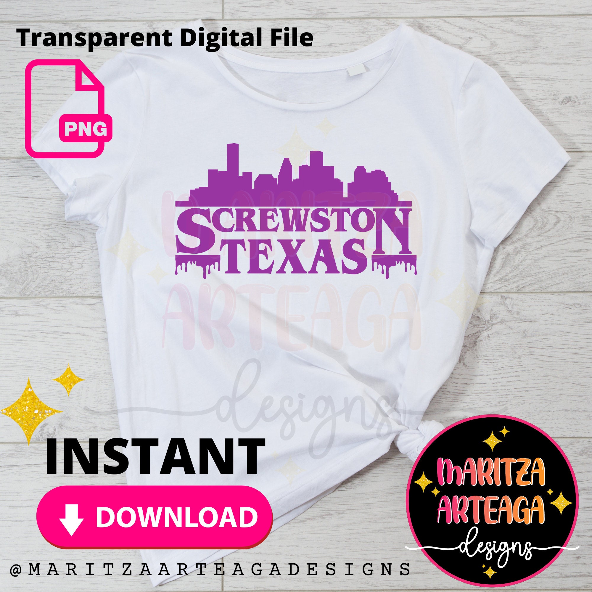 3 Screwston Texas- ST Inspired- PNG | Transparent File | PNG| Instant ...