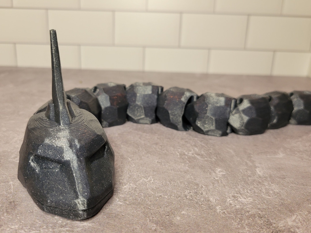 Onyx Pokemon 3D Print (flexible) - Etsy