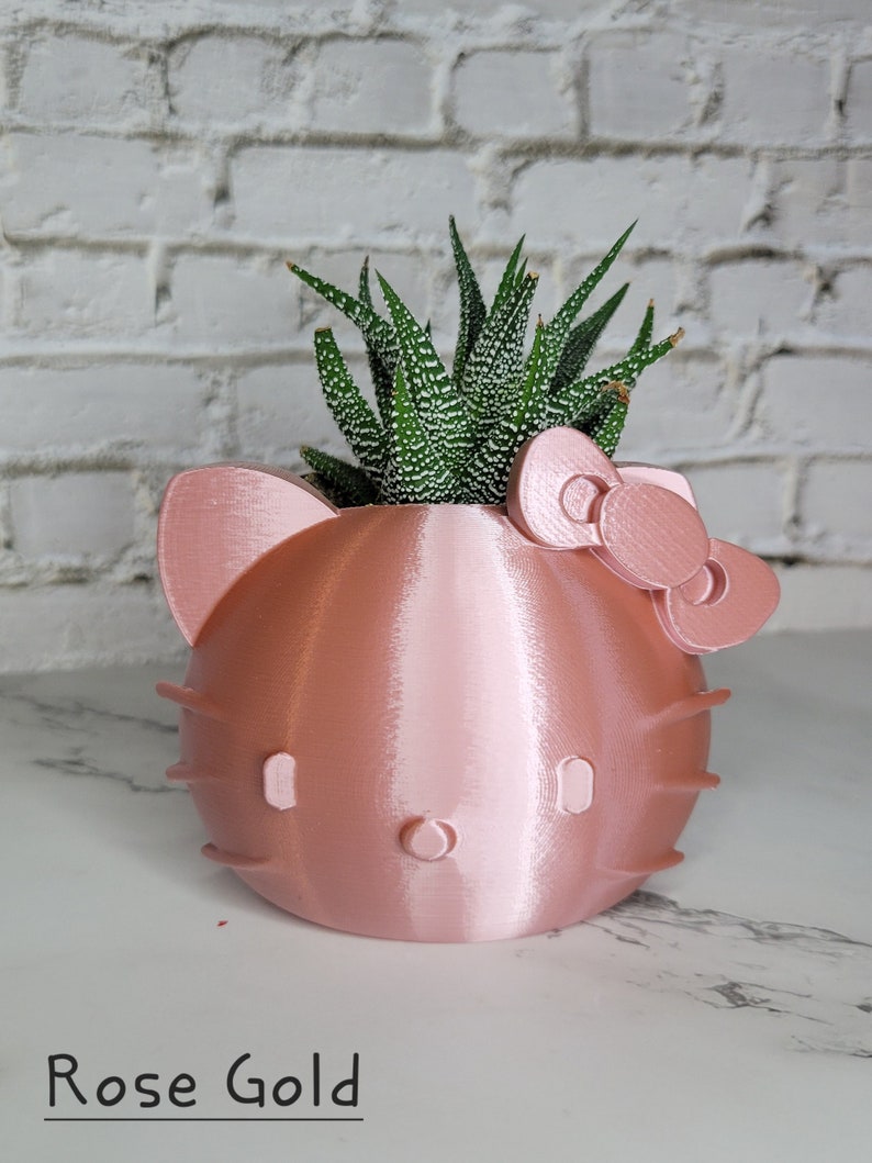 Hello Kitty Planter - Etsy