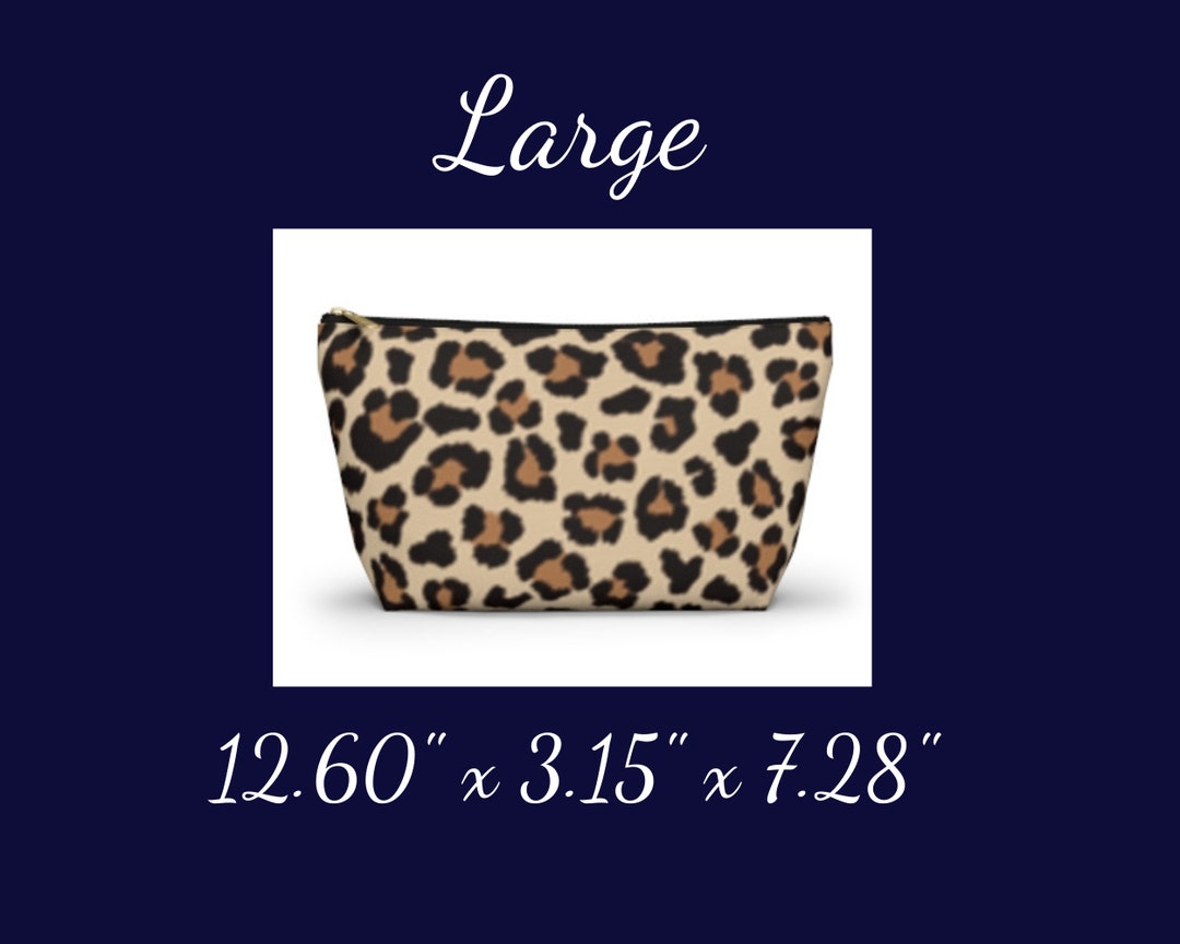 Leopard Print Toiletry Bag Womens Travel Bag Leopard Pattern Travel