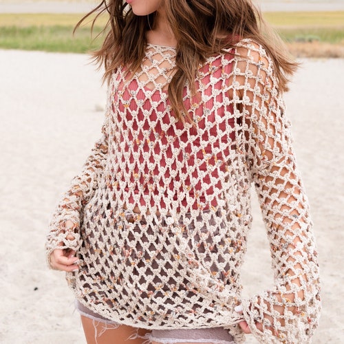 The Palmar Pullover PDF DIGITAL DOWNLOAD Crochet Pattern - Etsy