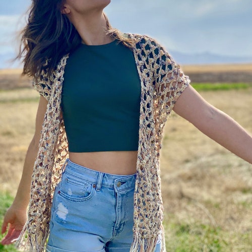 The Summer Path Cardigan PDF DIGITAL DOWNLOAD Crochet Pattern - Etsy