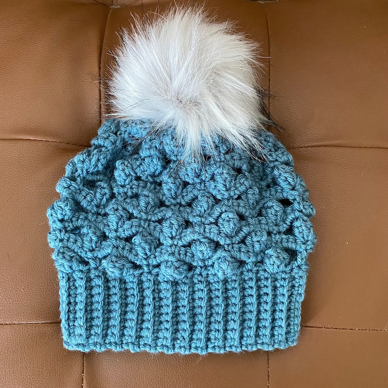Popcorn Stitch Hat - Etsy