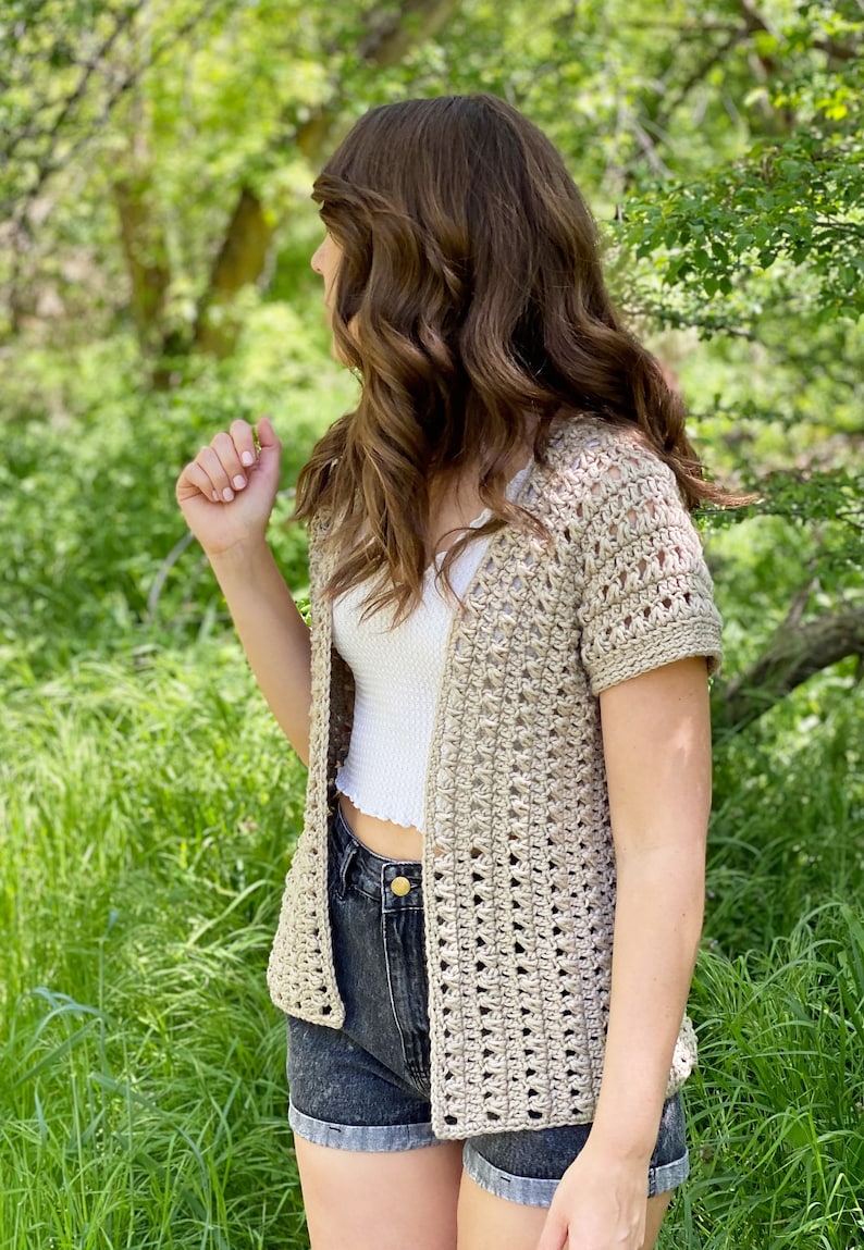 The Summer Path Cardigan PDF DIGITAL DOWNLOAD Crochet Pattern - Etsy