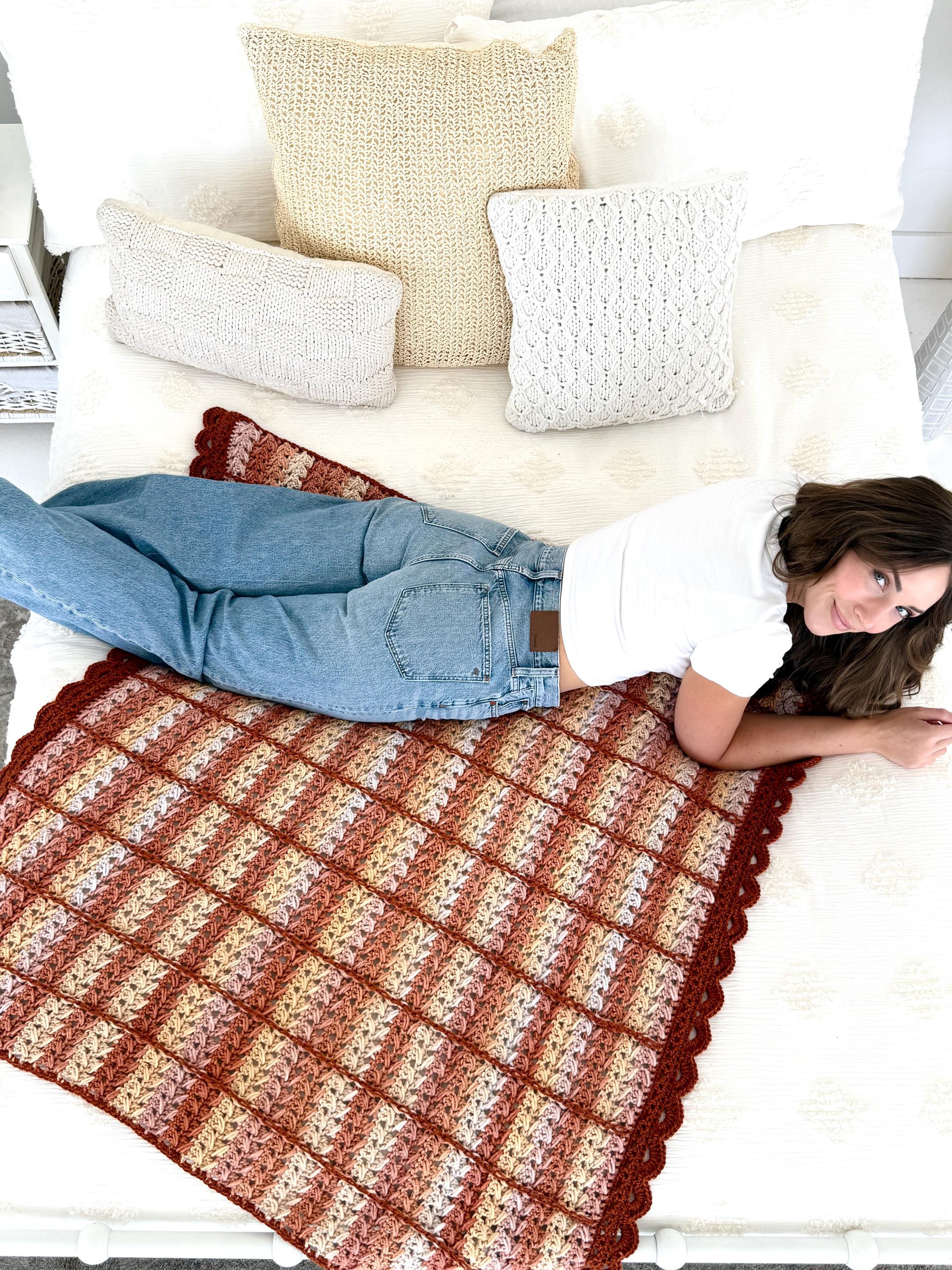 The Strata Sunrise Throw PDF DIGITAL DOWNLOAD Crochet Pattern, Cozy ...