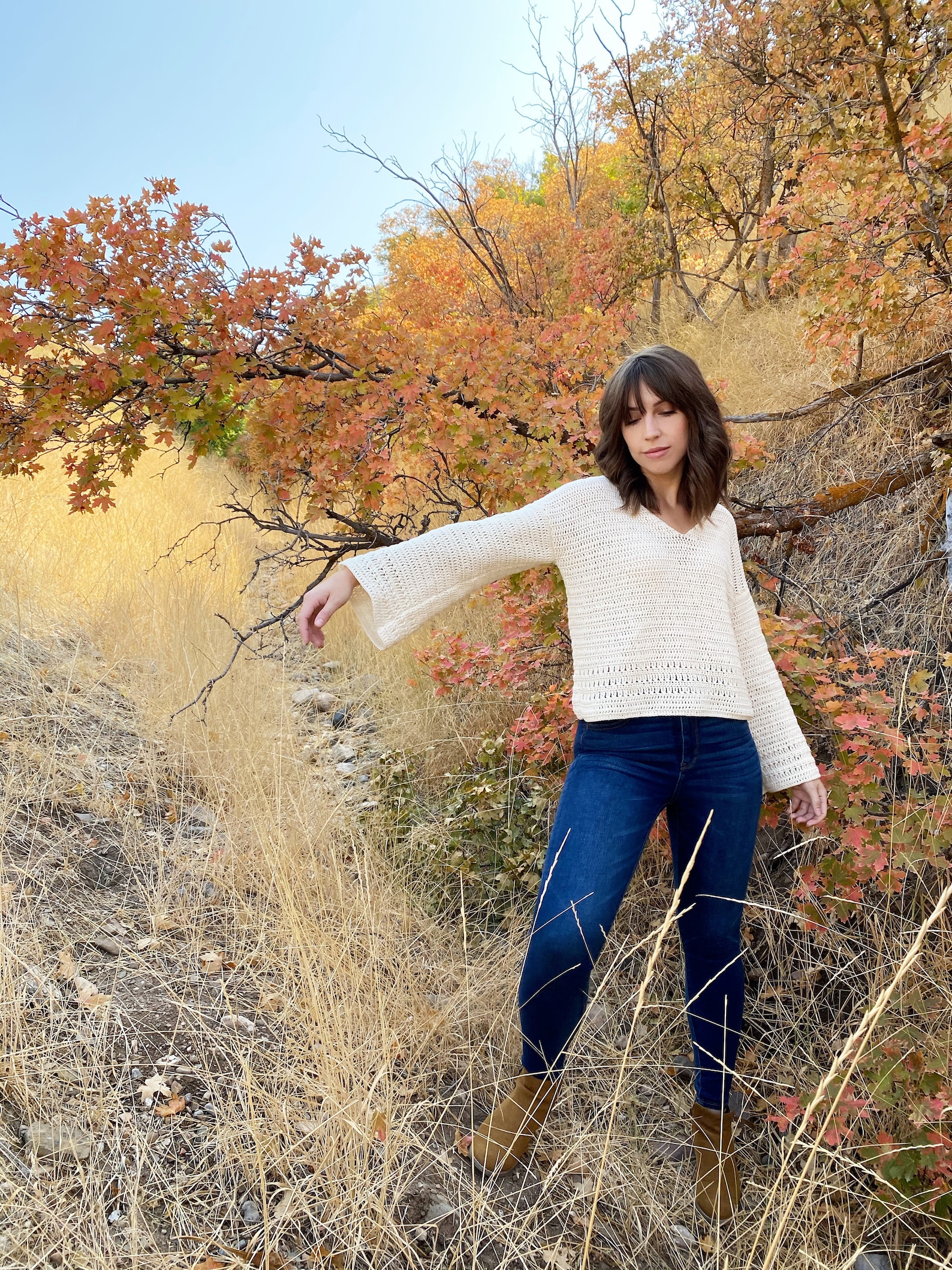 The Autumn Belle Sweater PDF DIGITAL DOWNLOAD Crochet Pattern, Women's ...