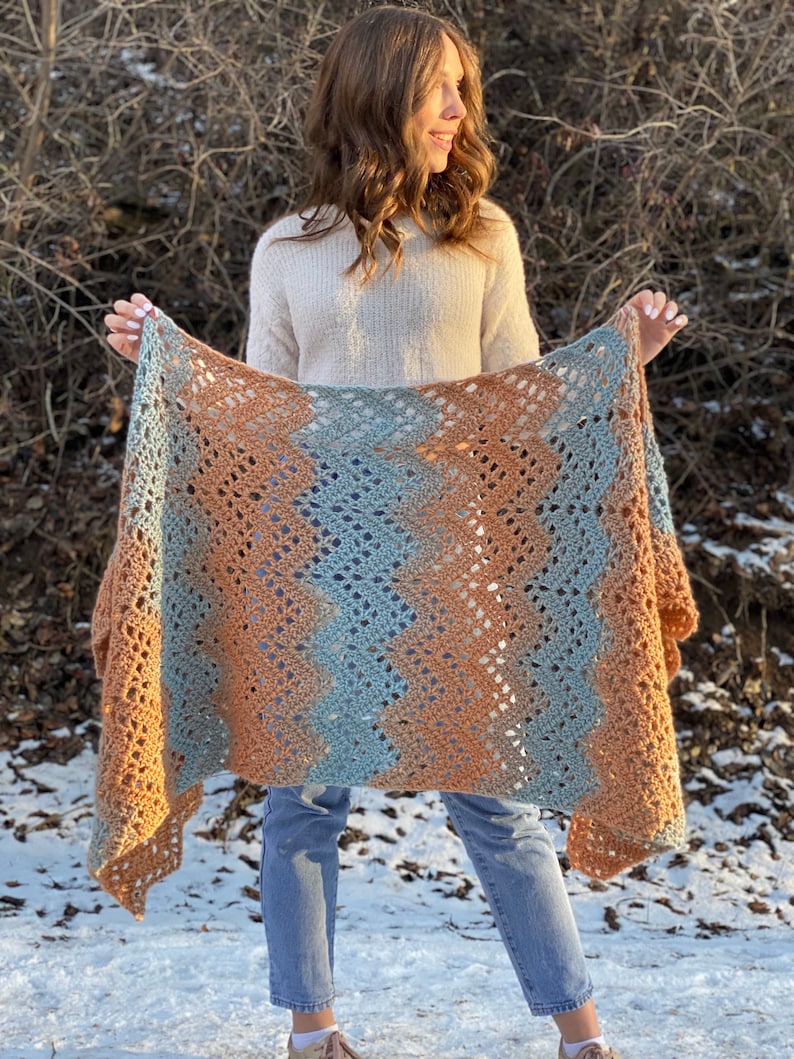 The Coastal Shores Wrap PDF DIGITAL DOWNLOAD Crochet Pattern - Etsy