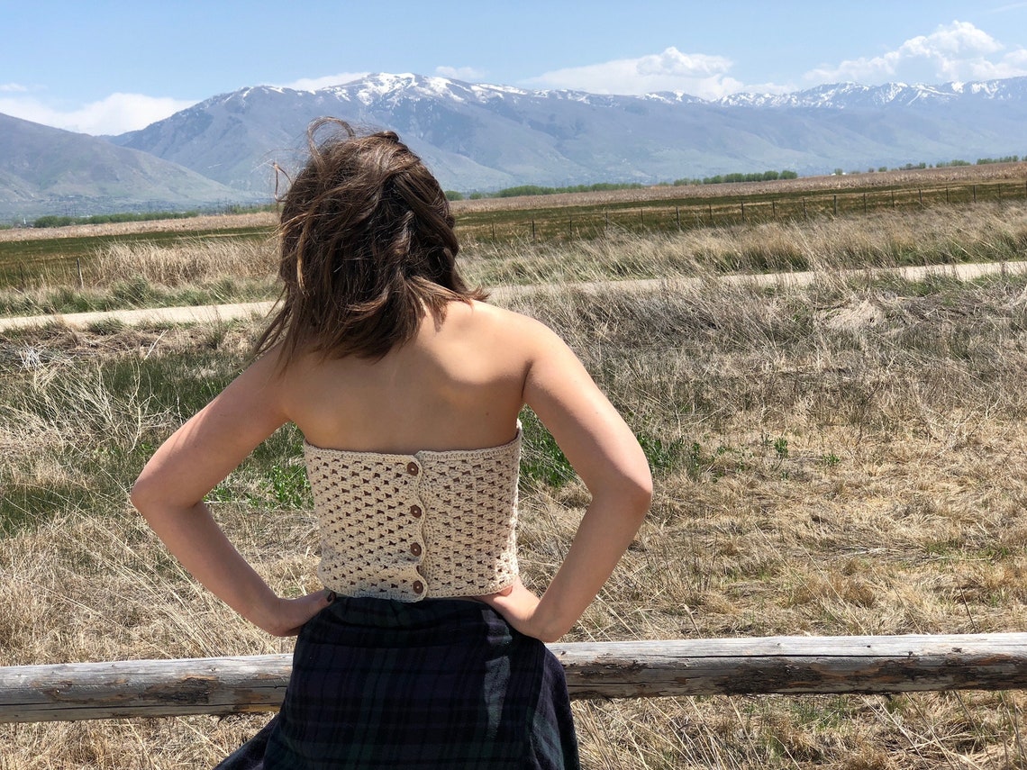 The Helia Crop Top PDF DIGITAL DOWNLOAD Crochet Pattern - Etsy