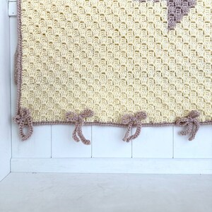 The Clara Throw PDF DIGITAL DOWNLOAD Crochet Pattern, Cute Bow C2C ...