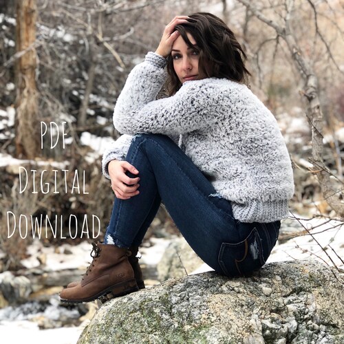 The Palmar Pullover PDF DIGITAL DOWNLOAD Crochet Pattern - Etsy