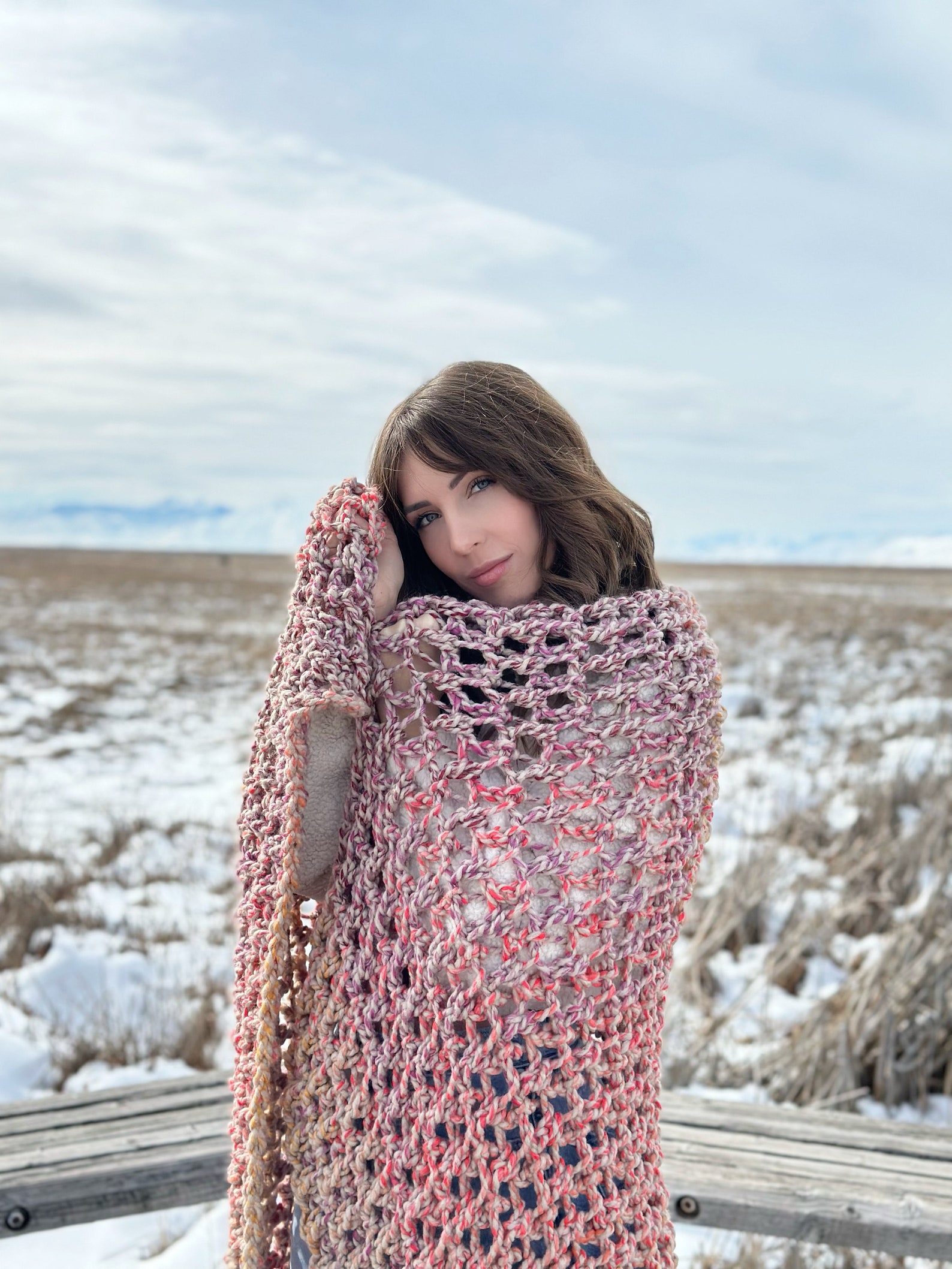 The Mountain Sunrise Throw PDF DIGITAL DOWNLOAD Crochet Pattern, Super ...