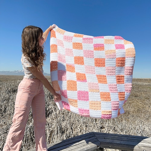 The Mountain Sunrise Throw PDF DIGITAL DOWNLOAD Crochet - Etsy