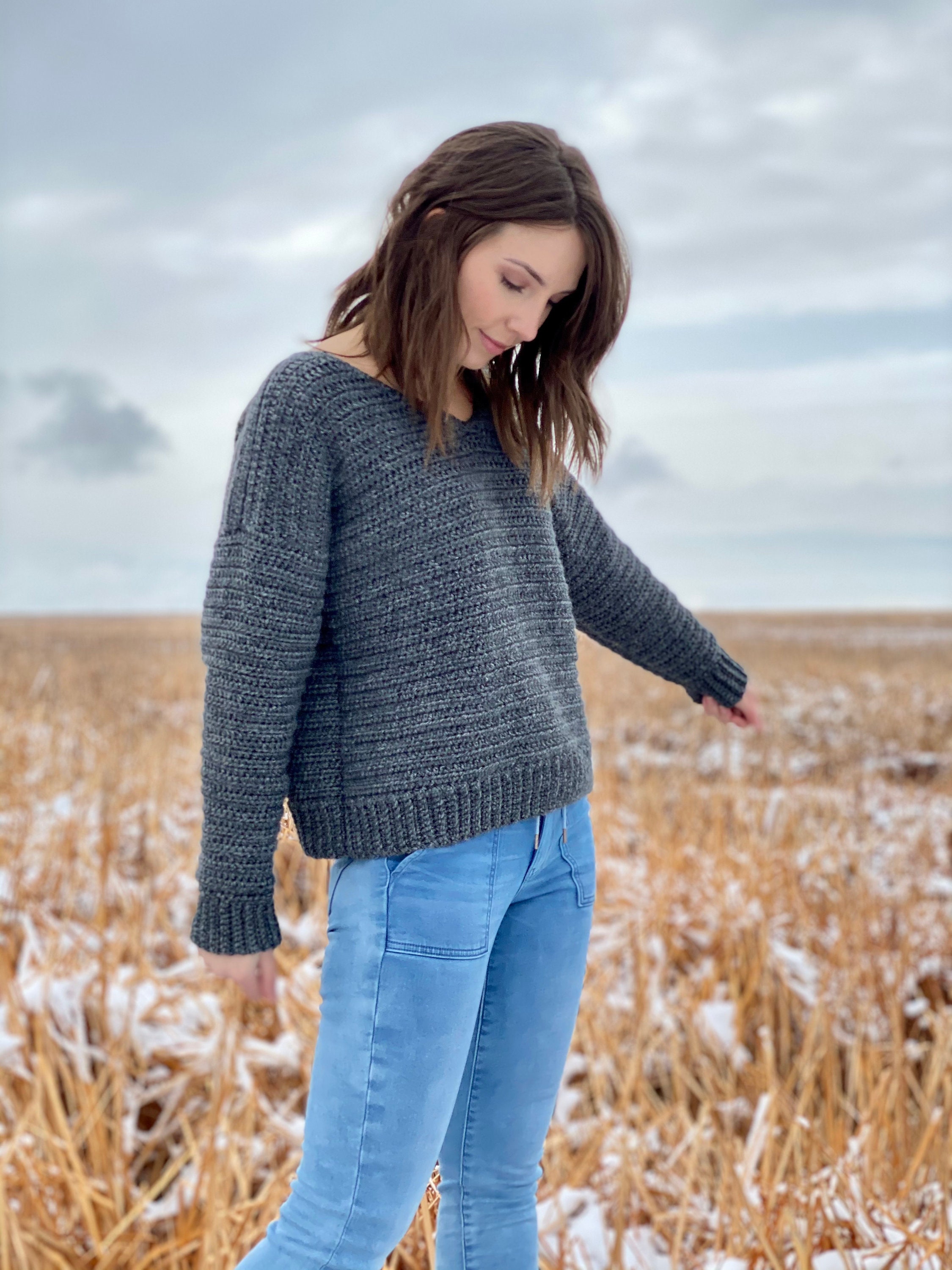 The Pemberley Pullover PDF DIGITAL DOWNLOAD Crochet Pattern - Etsy