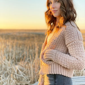 The Sunset Bomber PDF DIGITAL DOWNLOAD Crochet Pattern, Women's Crochet ...