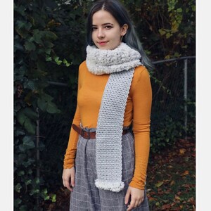 The Fab Faux Crochet Scarf Pattern PDF DIGITAL DOWNLOAD, Crochet Scarf ...