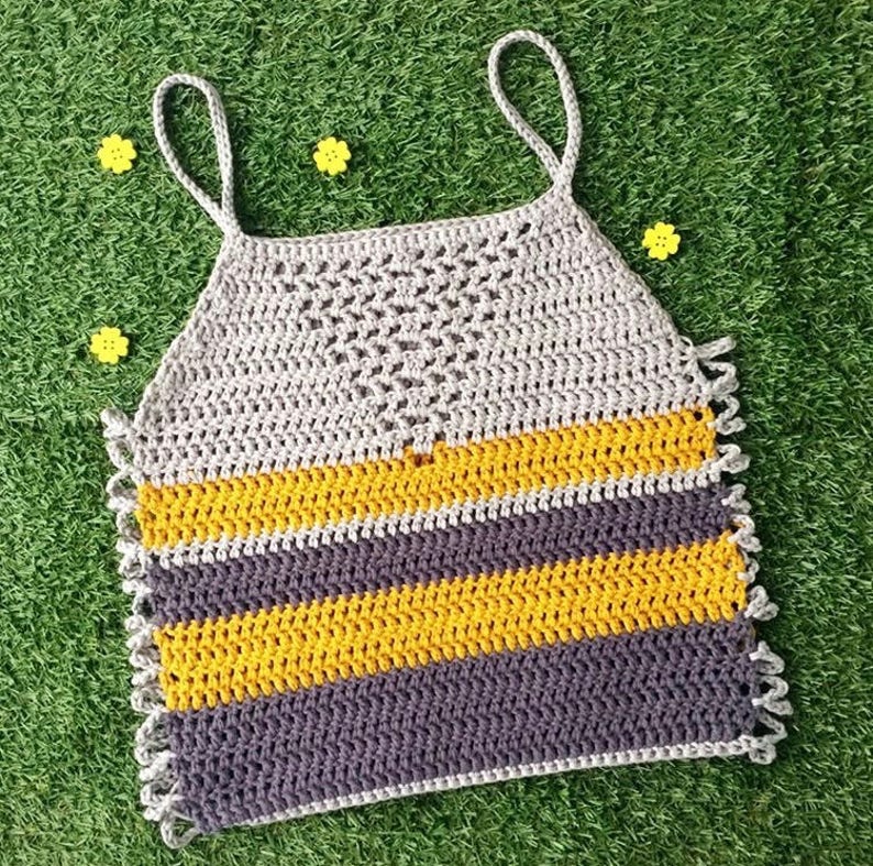 The Eva Tank Top Crochet PDF DIGITAL DOWNLOAD Pattern Crochet - Etsy Canada