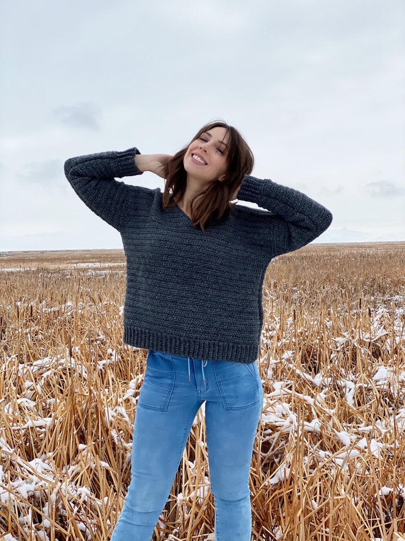 The Pemberley Pullover PDF DIGITAL DOWNLOAD Crochet Pattern - Etsy
